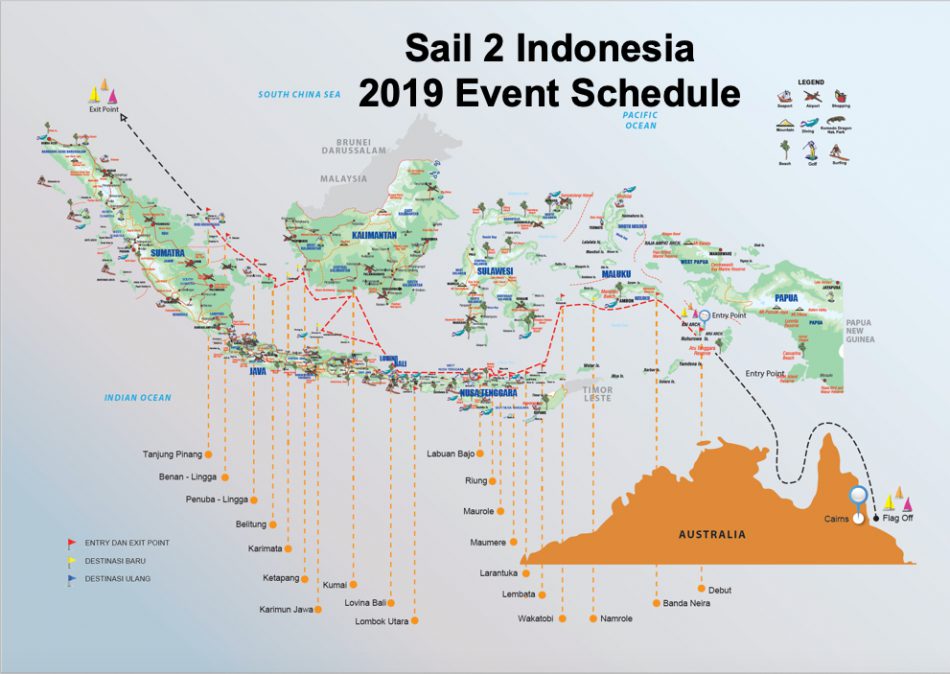 Indonesia Sailing Destinations with the Sail 2 Indonesia Rally